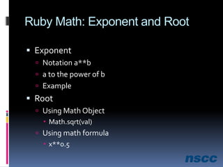 Class 6a ruby math | PPTX