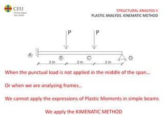 Class 6_ae2_plastic analysis_kinematic method_ss | PPTX