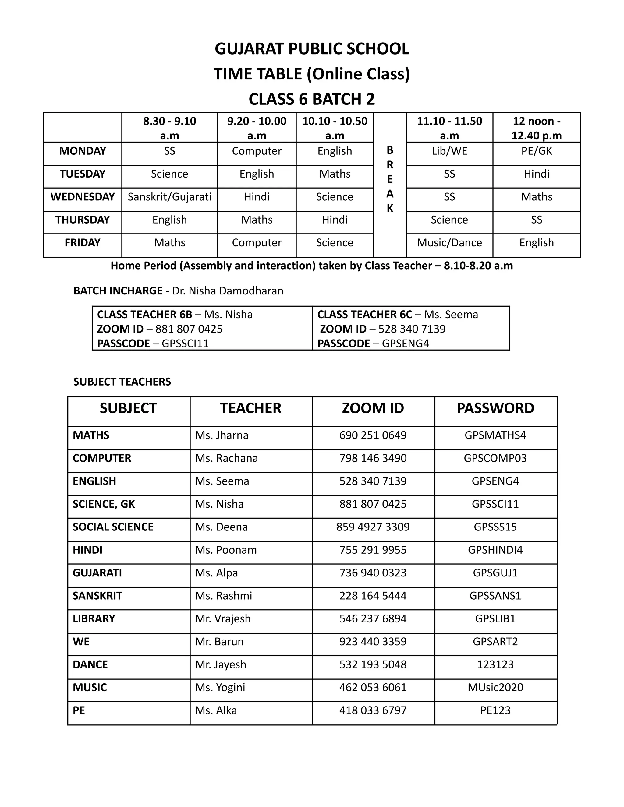 Class 6 b2 time table.docx