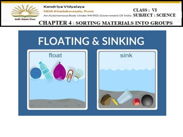 Class 6 chapter 4 Sorting materials into groups ppt 3 | PPTX ...