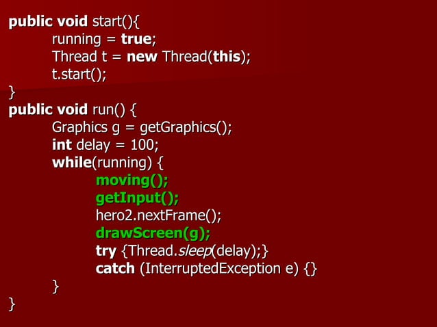 Mobile Game and Application with J2ME - Collision Detection | PPT
