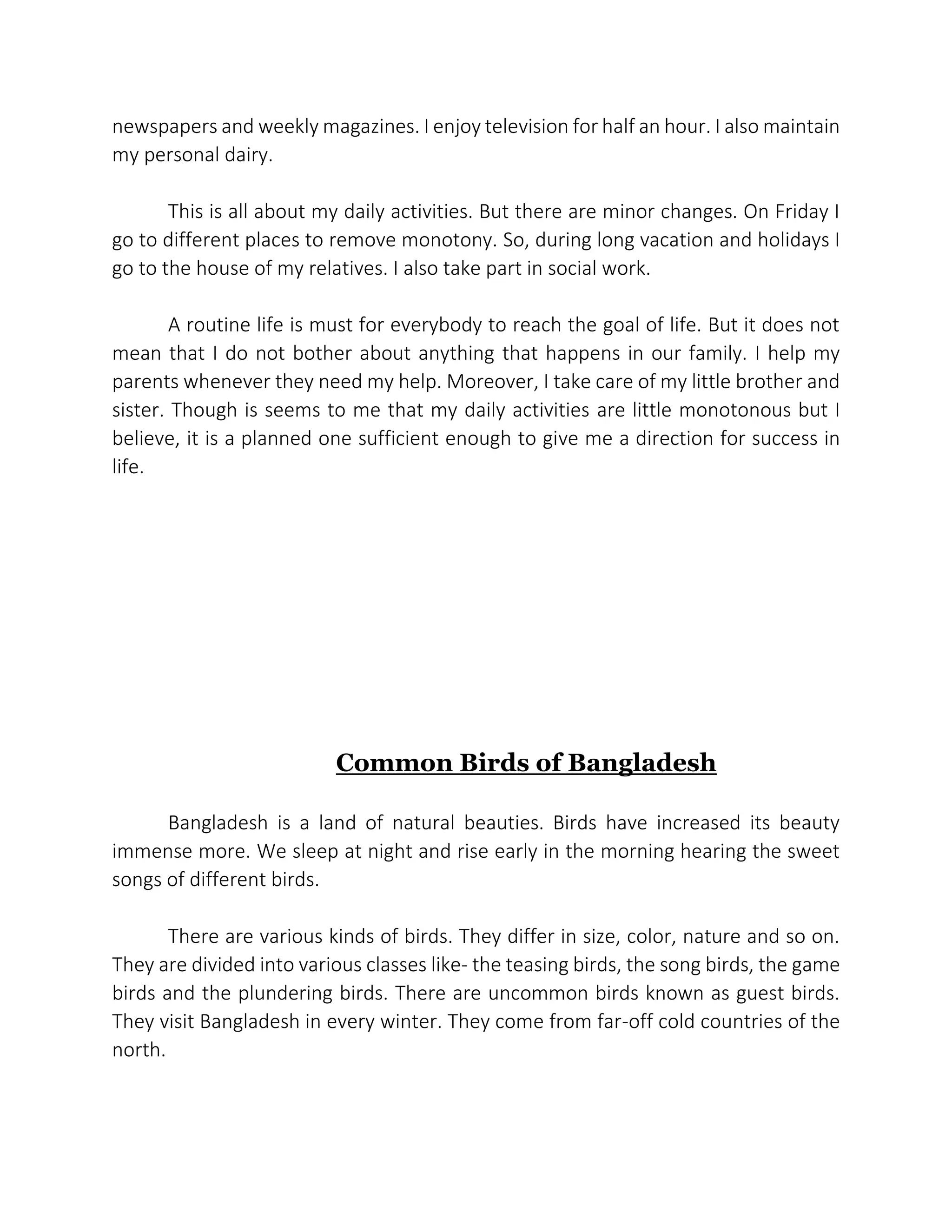 Class 6_English paragraph, composition, letter, application (Cadet ...