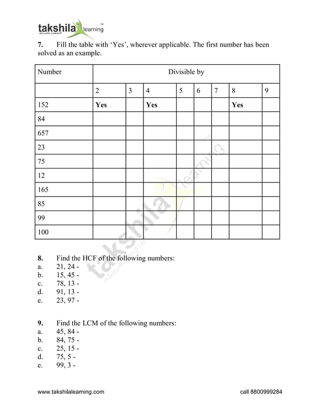 Playing with Numbers NCERT Class 6 Maths Questions with Answers