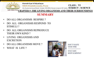 Class 6 ppt 4 living organisms | PPTX