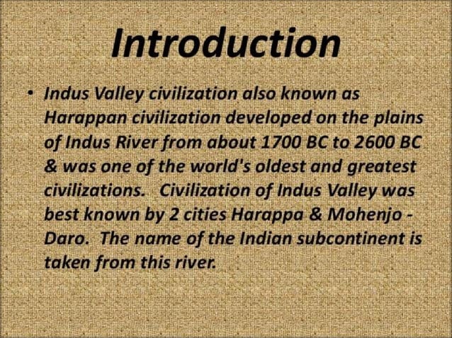 Class 6 ppt indus valley converted | PDF