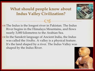 Class 6 ppt indus valley converted | PDF