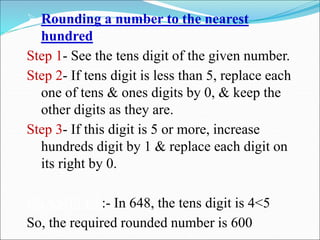 CLASS 6 PPT KNOWING OUR NUMBERS SYSTEppt | PPT