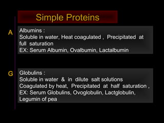 Class 6 protein chemical clssification | PPT