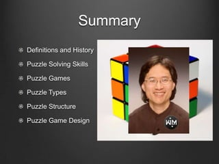 GAME 3400 Level Design - Puzzle Design | PPT
