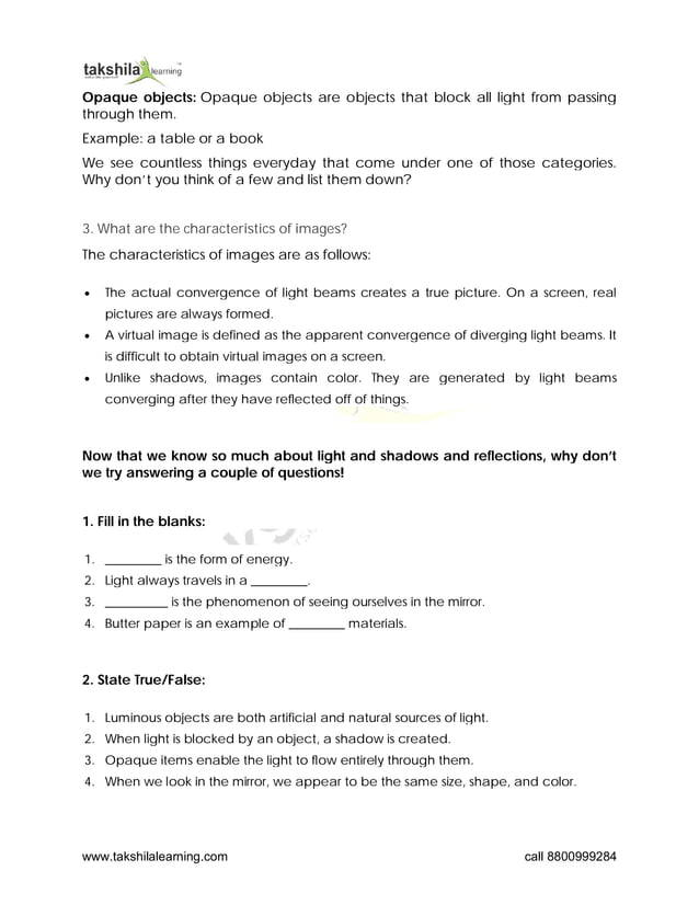 Class 6 Science Light, Shadows, and Reflection.pdf