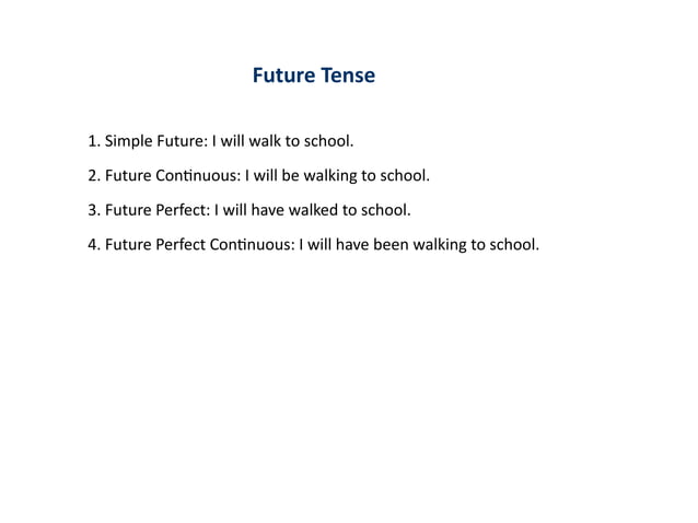 Tenses Presentation step by step demonstrate the topic | PPTX