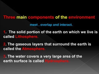 Major Domains of the Earth | PPTX