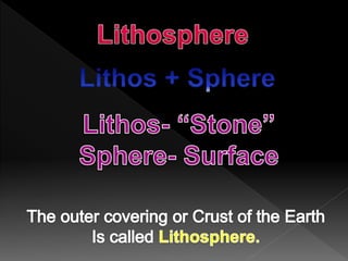 Major Domains of the Earth | PPTX