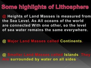 Major Domains of the Earth | PPTX