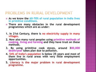 Rural Development Meaning, definition and concepts | PPTX
