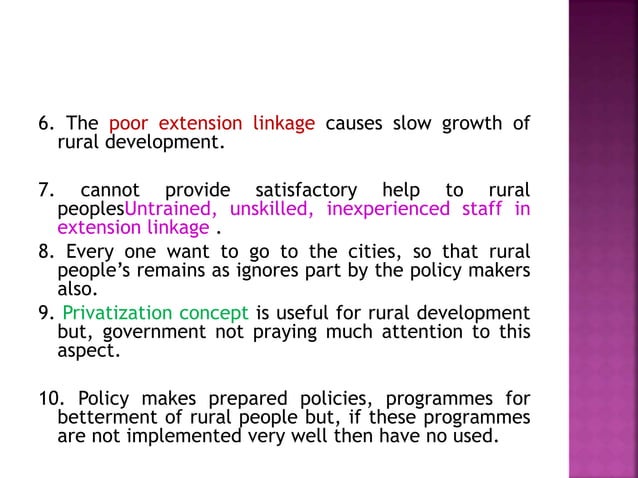 Rural Development Meaning, definition and concepts | PPTX | Debated ...
