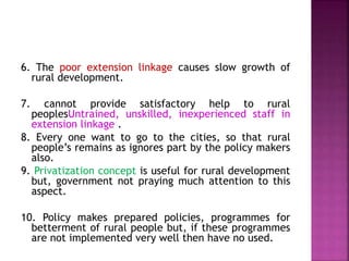 Rural Development Meaning, definition and concepts | PPTX