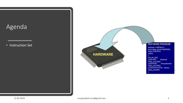 Class 7 an 8 bit embedded platform -instruction set | PPT | Free Download