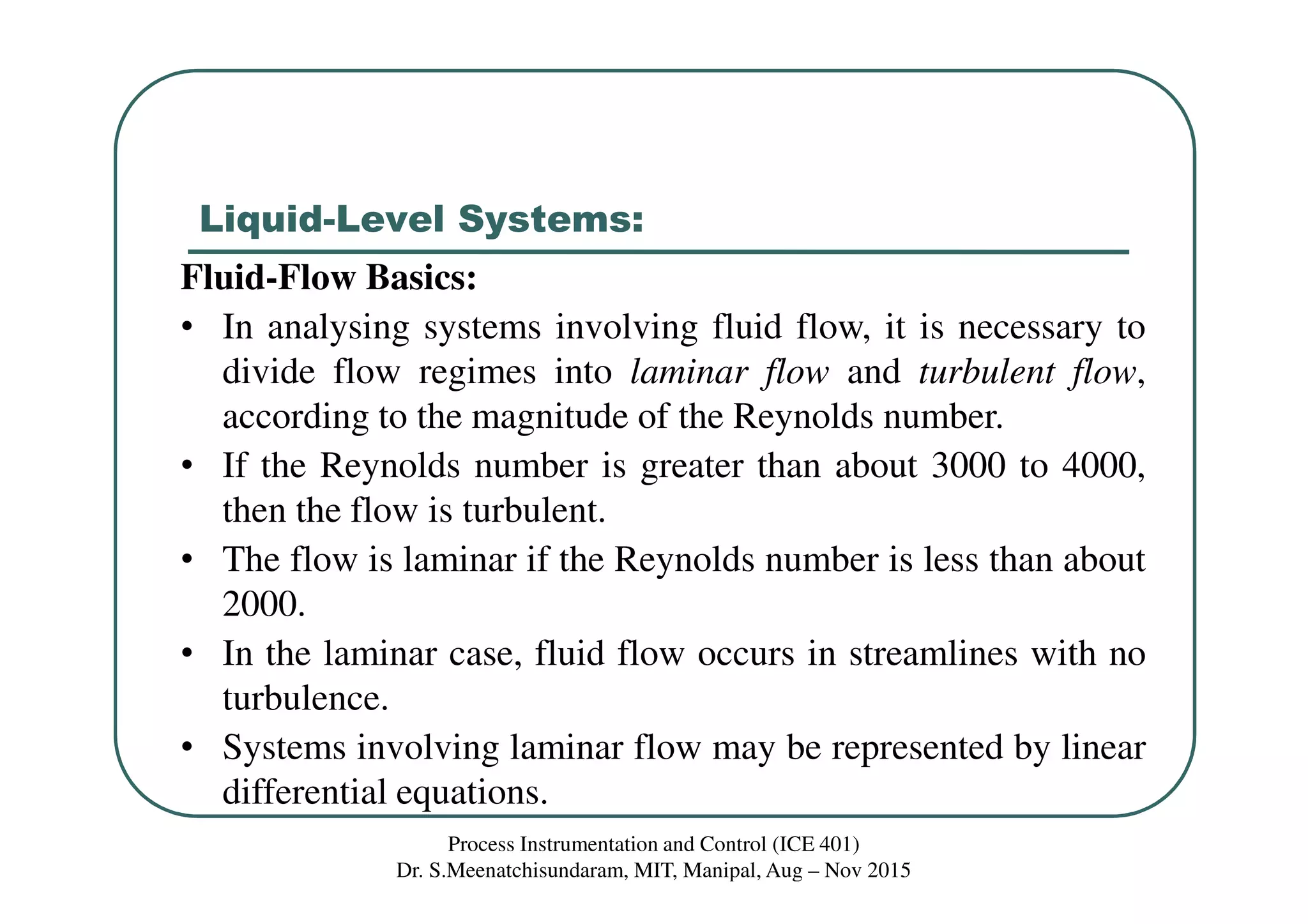 Class 7 mathematical modeling of liquid-level systems | PDF