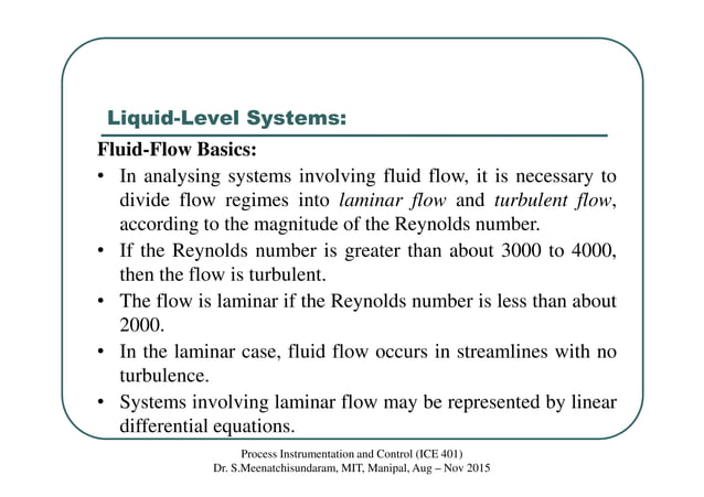Class 7 mathematical modeling of liquid-level systems | PDF | Physics | Science
