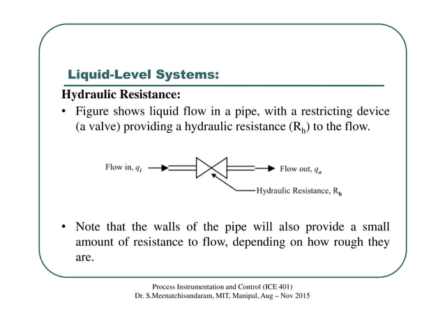 Class 7 mathematical modeling of liquid-level systems | PDF | Physics ...