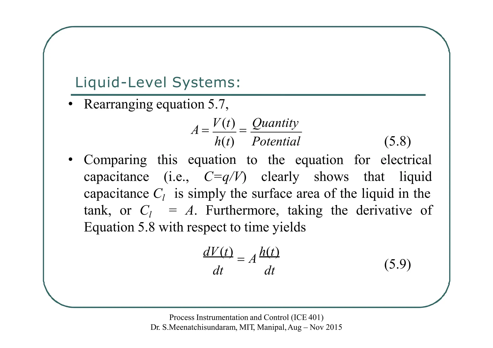 mathematical modeling of liquid-level systems | PPTX