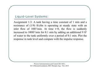 mathematical modeling of liquid-level systems | PPTX