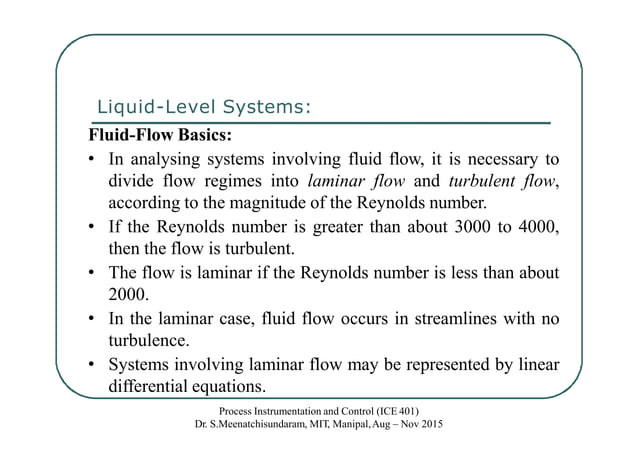 mathematical modeling of liquid-level systems | PPTX