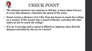 Class 7 13 time and motion ppt | PPTX