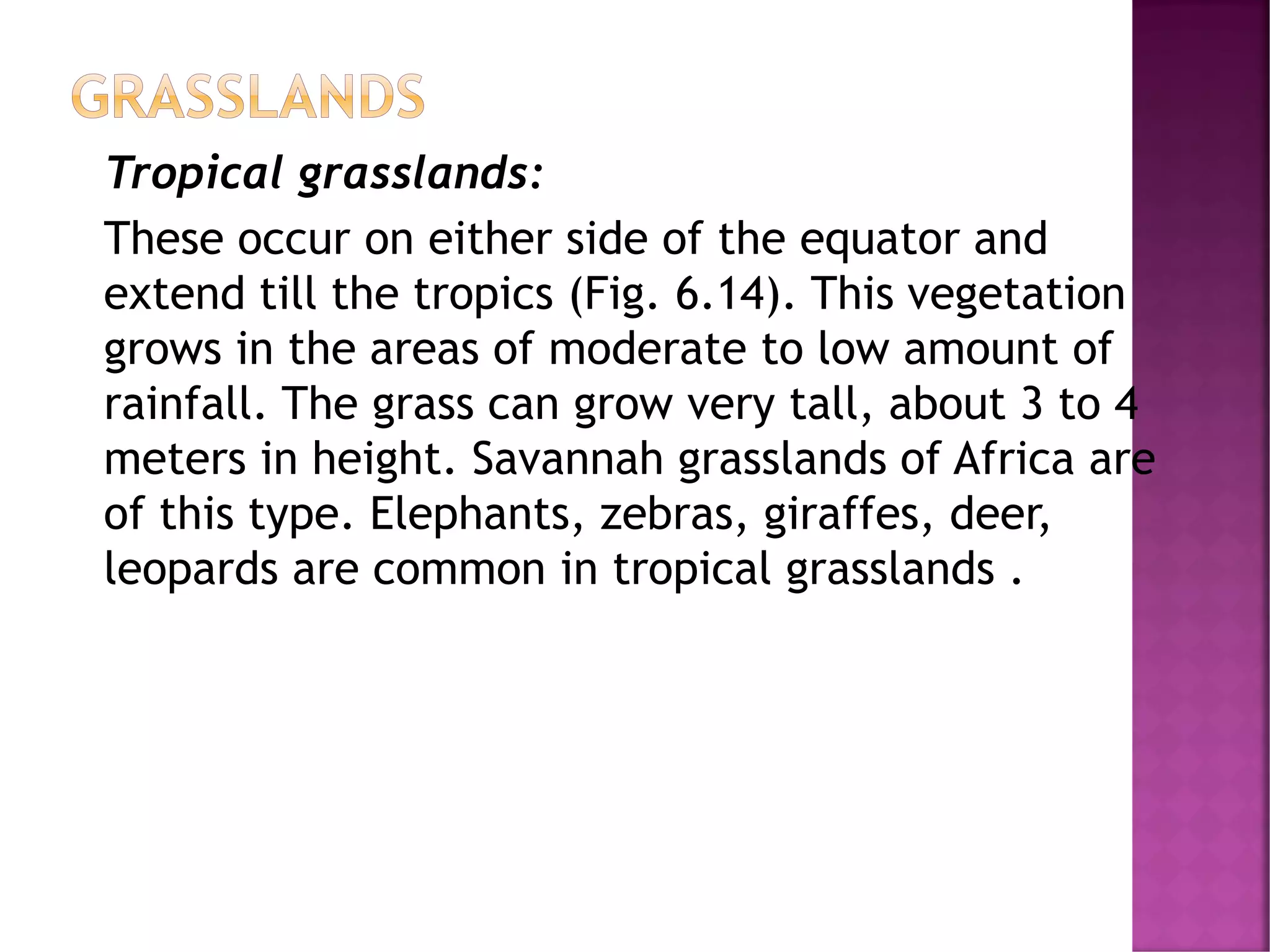 Class 7 chapter 6 , natural vegetation and wild life | PDF