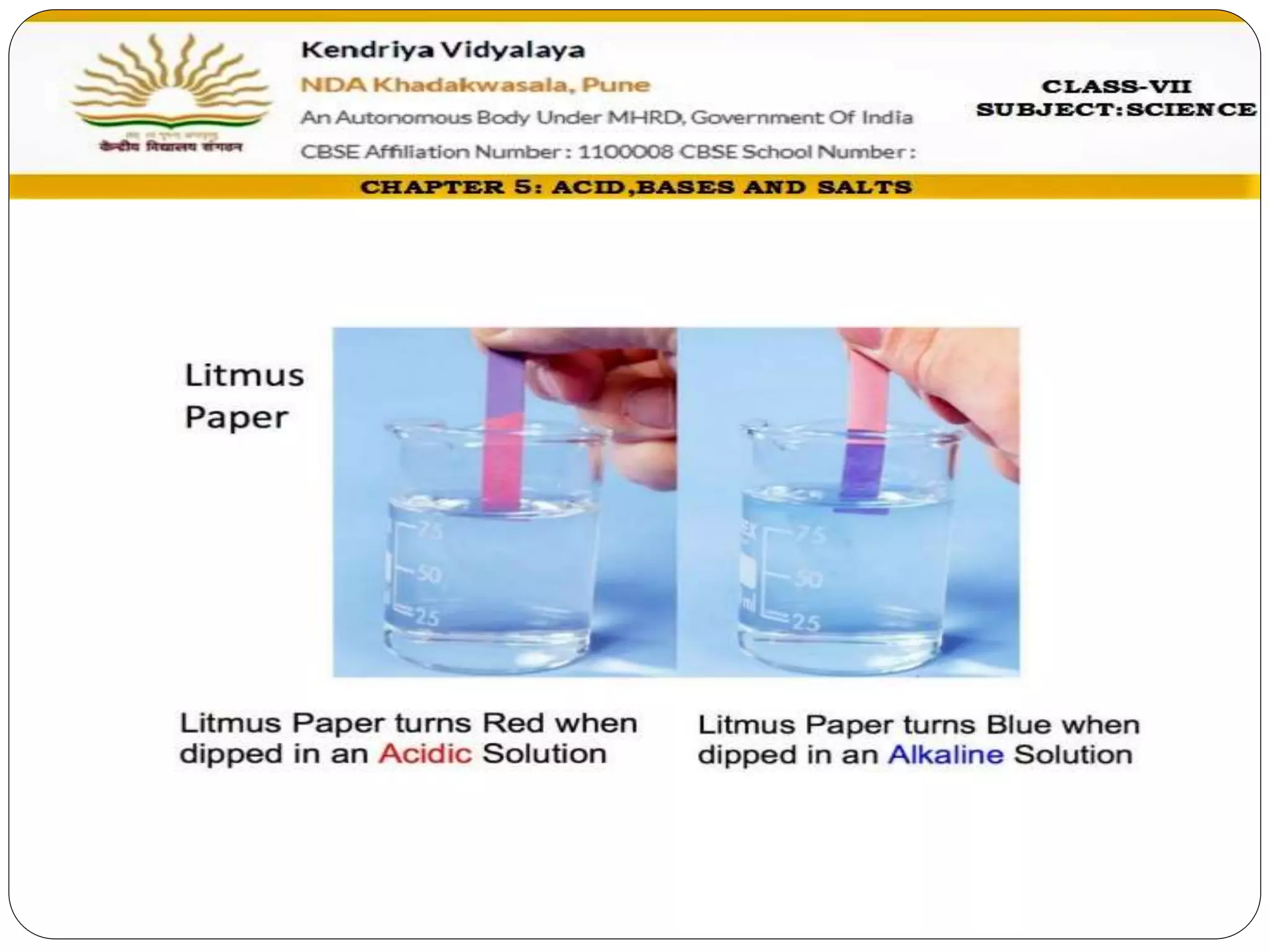 Class 7 chapter 5 Acids ,bases and salts ppt 1 | PPTX