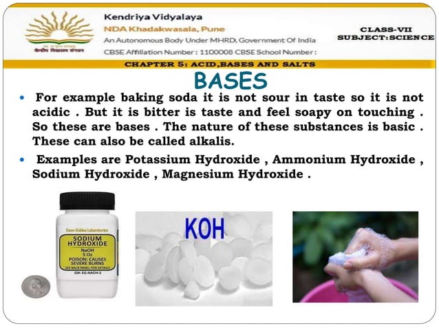 Class 7 chapter 5 Acids ,bases and salts ppt 1 | PPTX