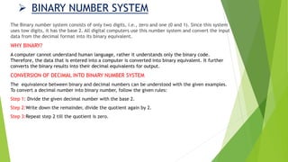 Class 7 Cyber toolsComputer NUMBER SYSTEM | PPTX