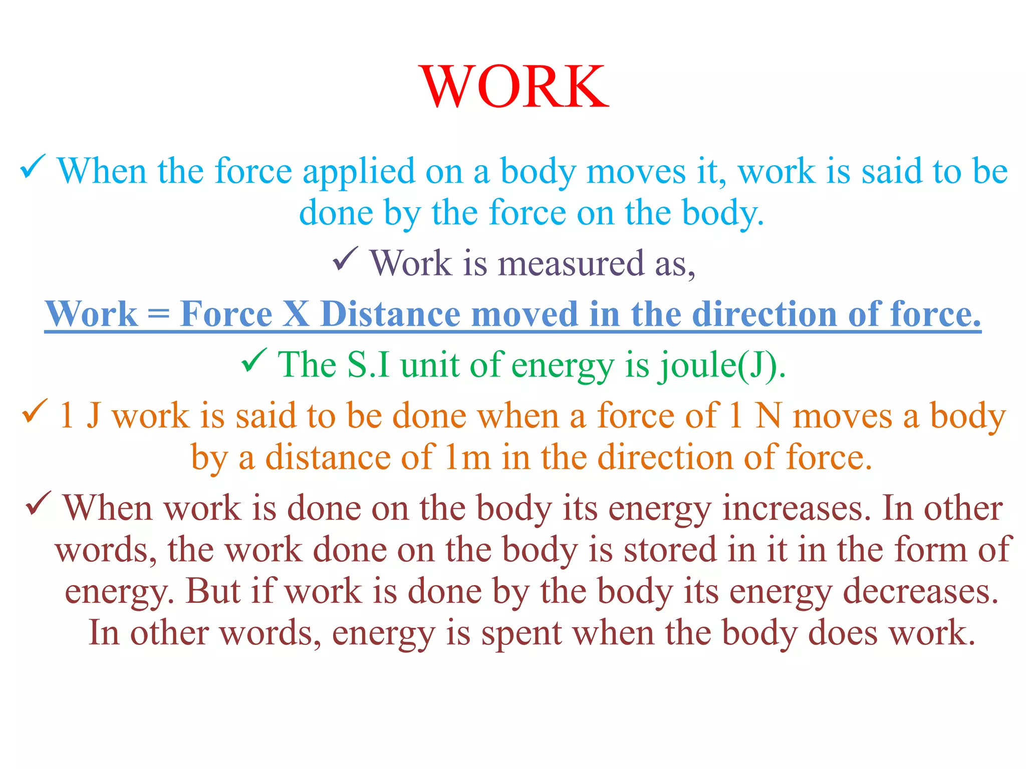 CLASS 7 ENERGY | PPTX