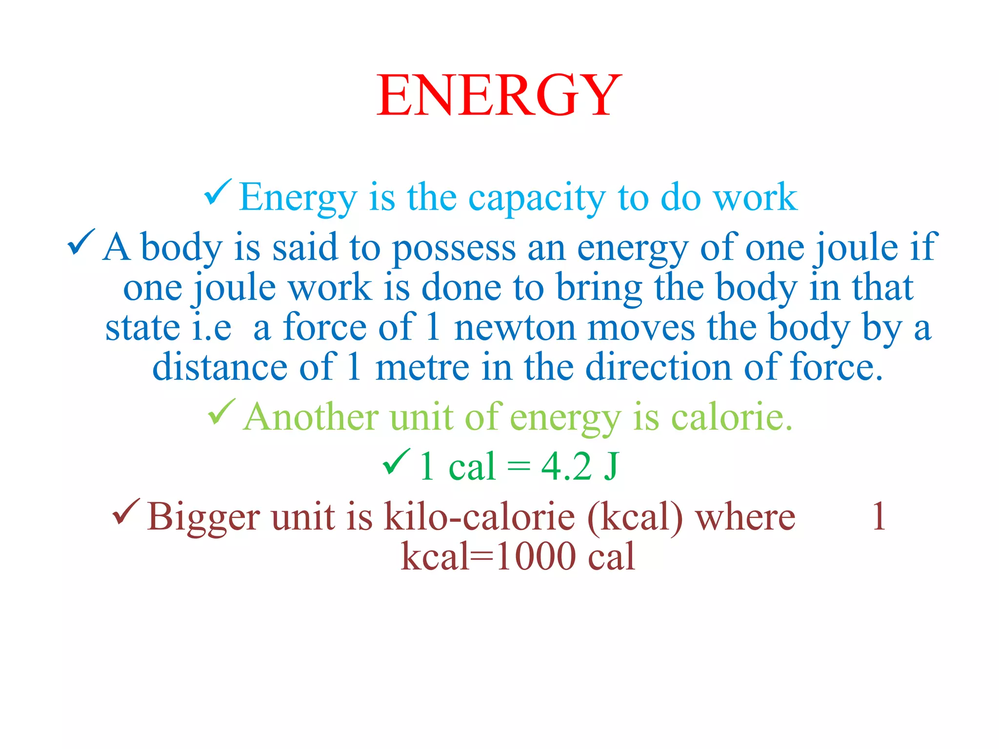 CLASS 7 ENERGY | PPTX