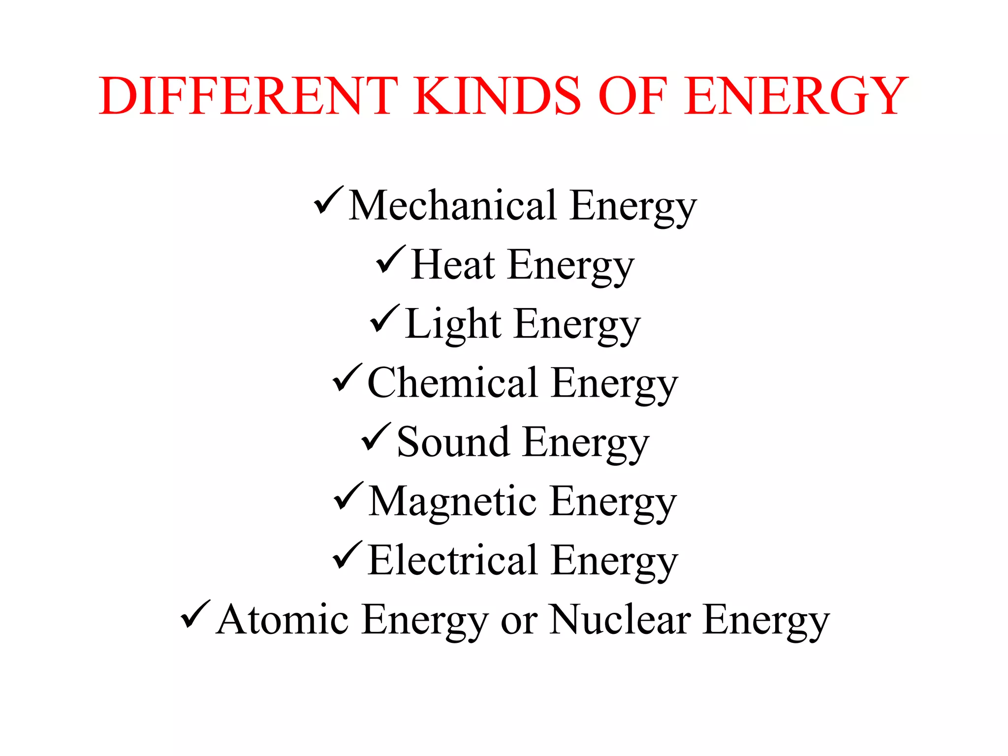 CLASS 7 ENERGY | PPTX