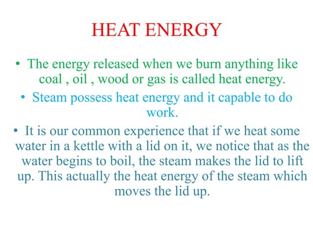 CLASS 7 ENERGY | PPTX | Chemistry | Science