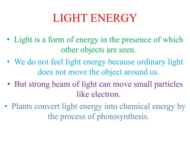 CLASS 7 ENERGY | PPTX | Chemistry | Science