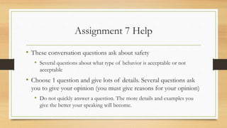 Class 7 instructions | PPTX | Video Production | Content Production