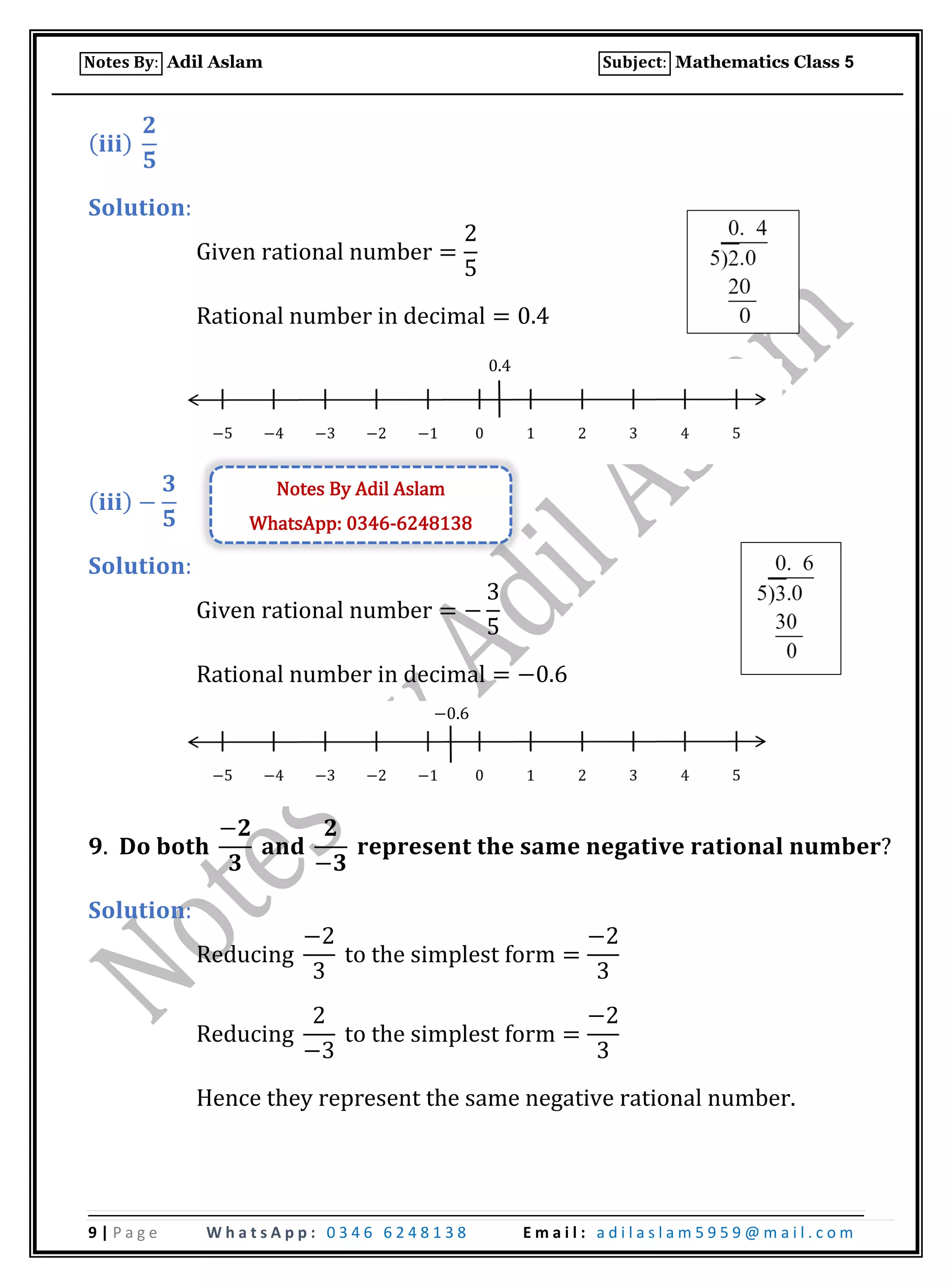 Countdown Maths Class 7 Chapter 2 Solution | PDF