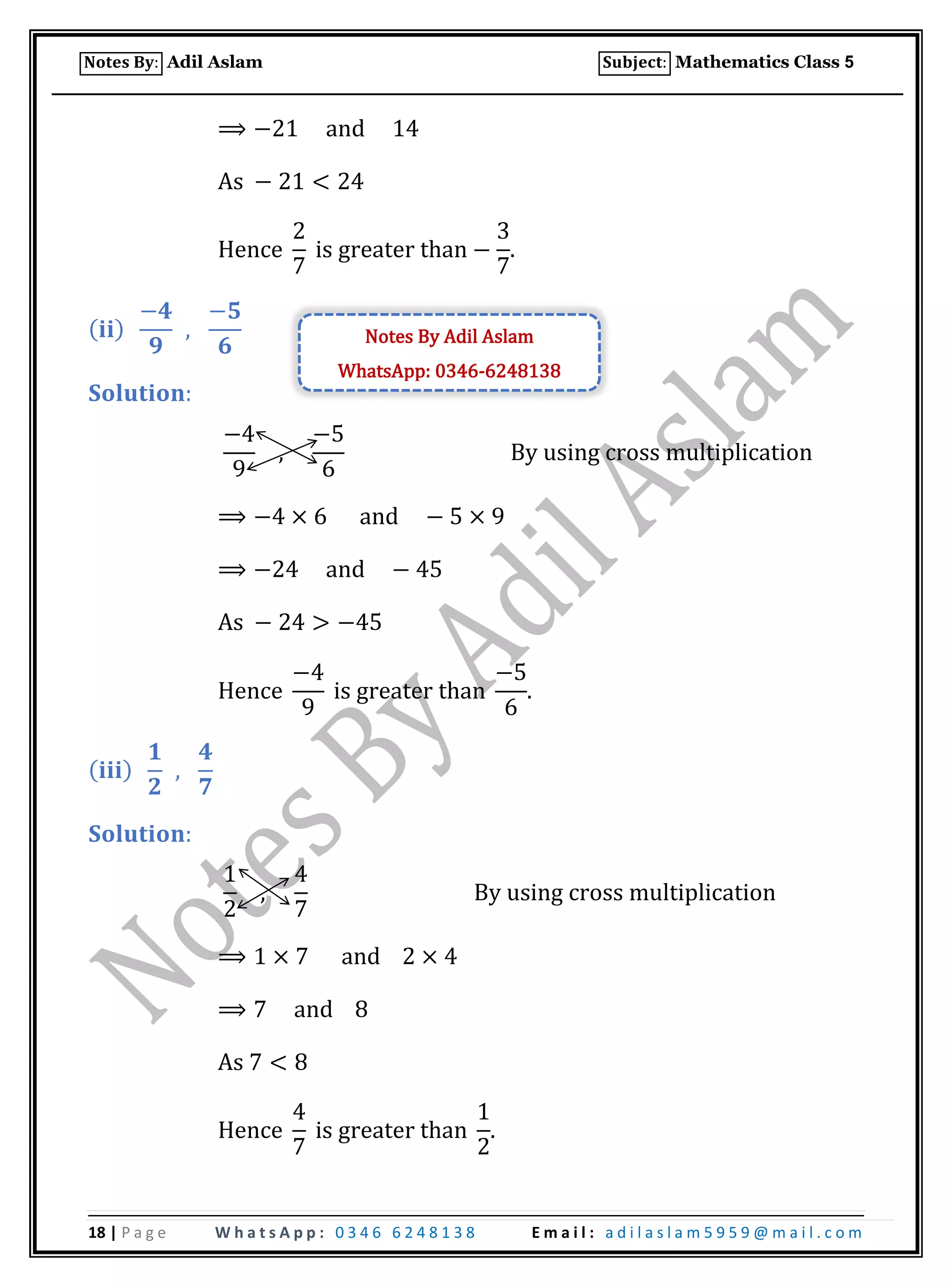 Countdown Maths Class 7 Chapter 2 Solution | PDF