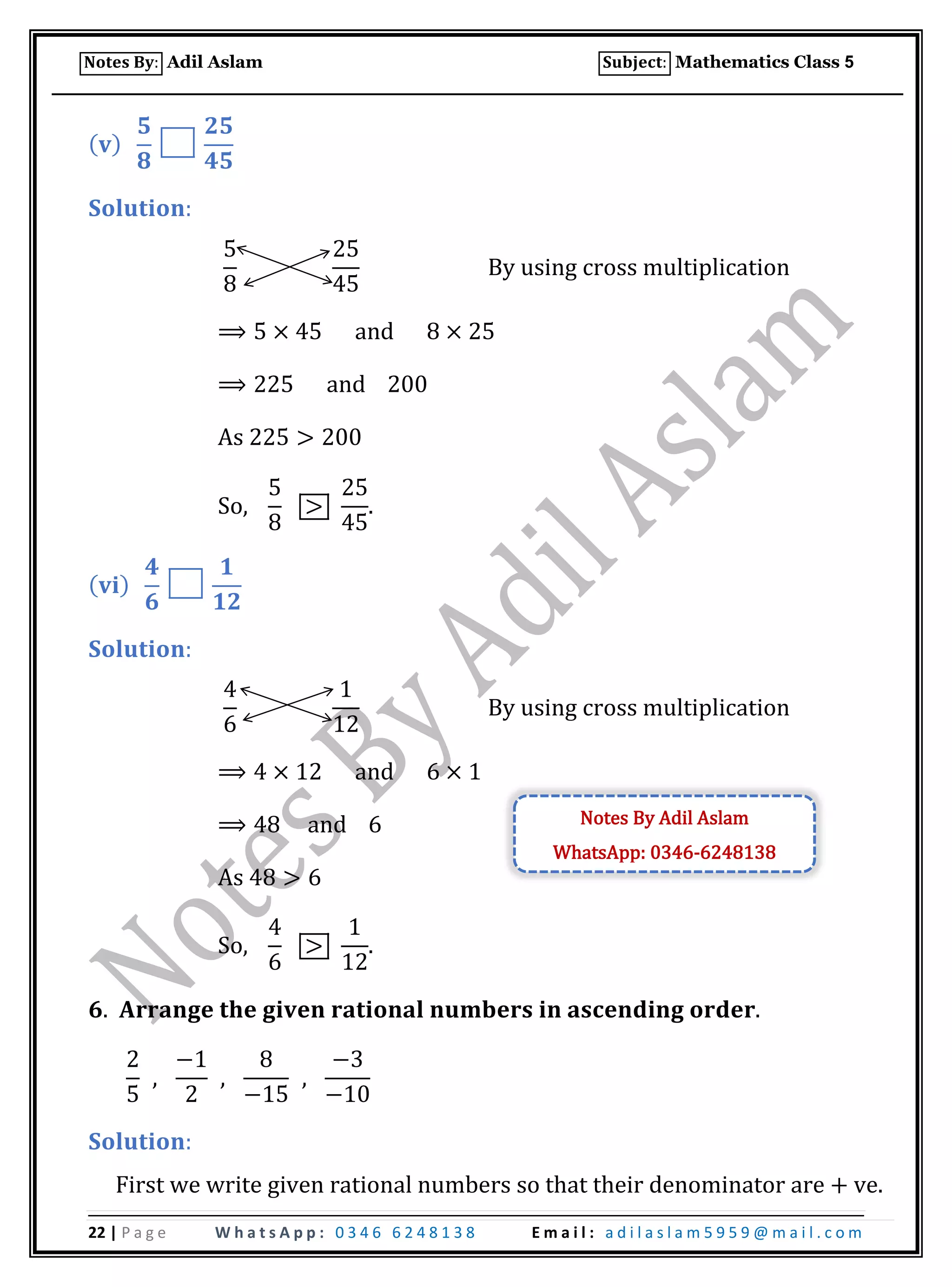 Countdown Maths Class 7 Chapter 2 Solution | PDF