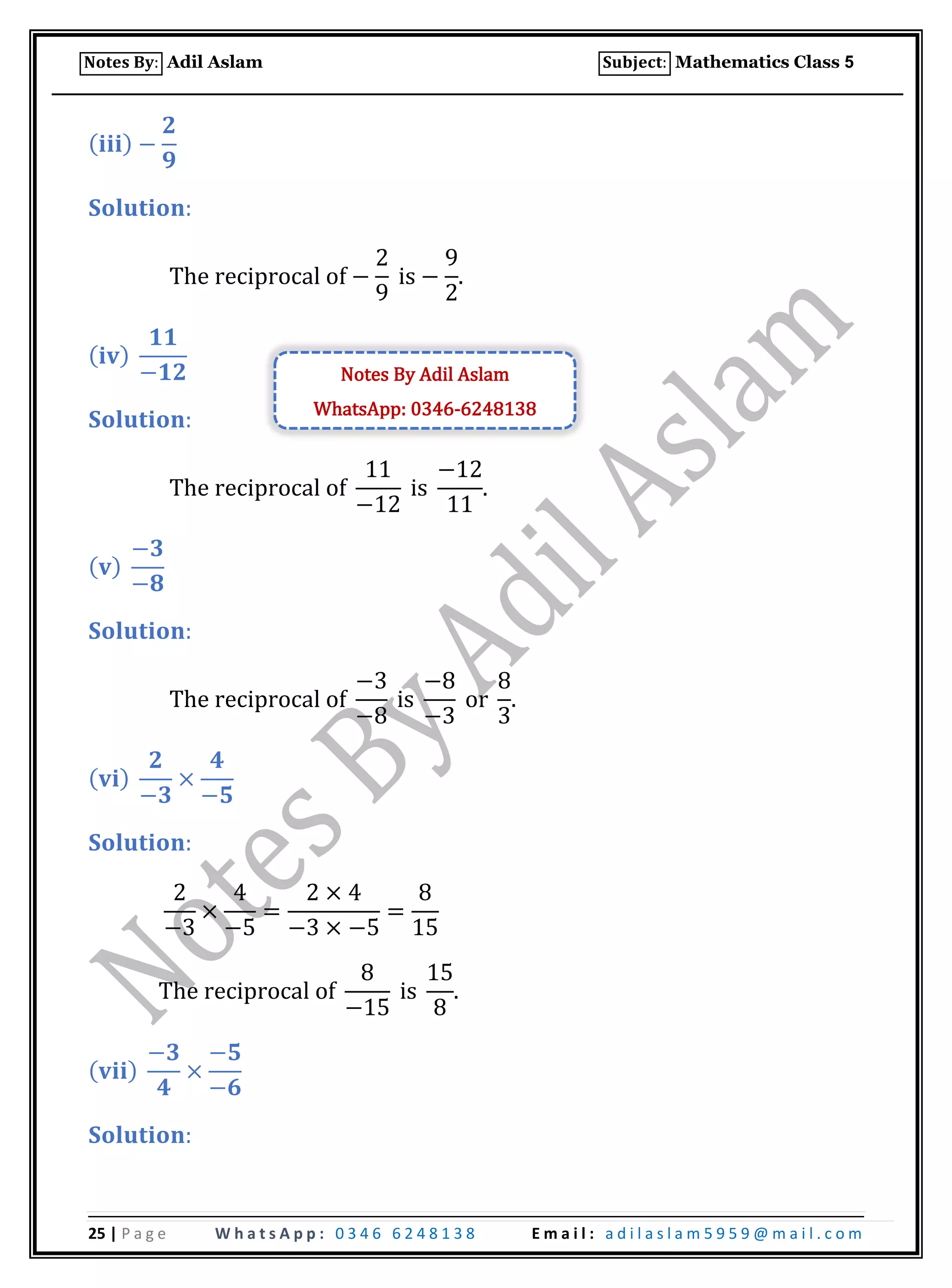 Countdown Maths Class 7 Chapter 2 Solution | PDF