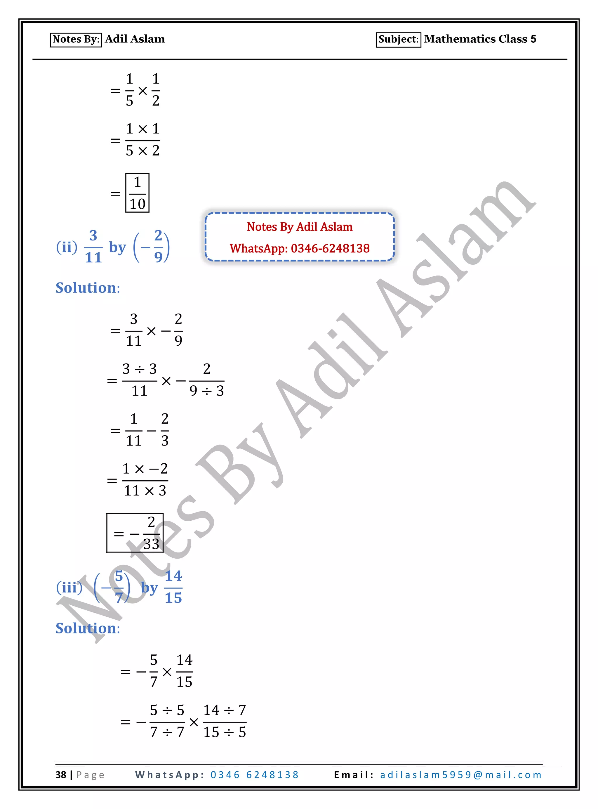 Countdown Maths Class 7 Chapter 2 Solution | PDF