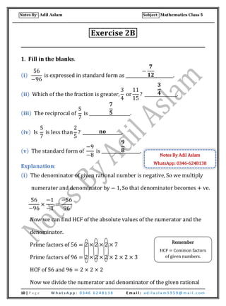 Countdown Maths Class 7 Chapter 2 Solution | PDF