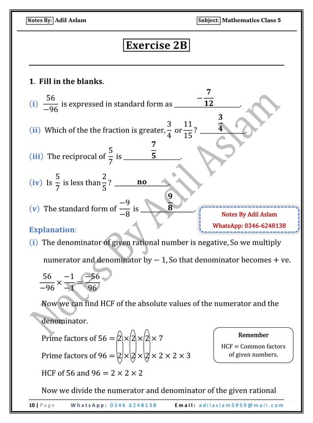 Countdown Maths Class 7 Chapter 2 Solution | PDF | Computing | Technology & Computing