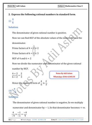 Countdown Maths Class 7 Chapter 2 Solution | PDF