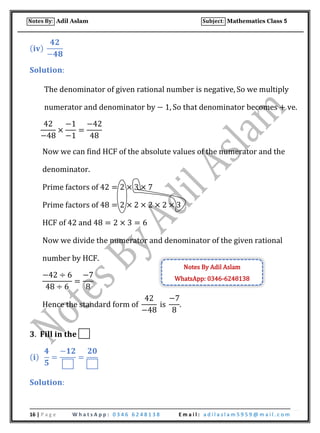 Countdown Maths Class 7 Chapter 2 Solution | PDF