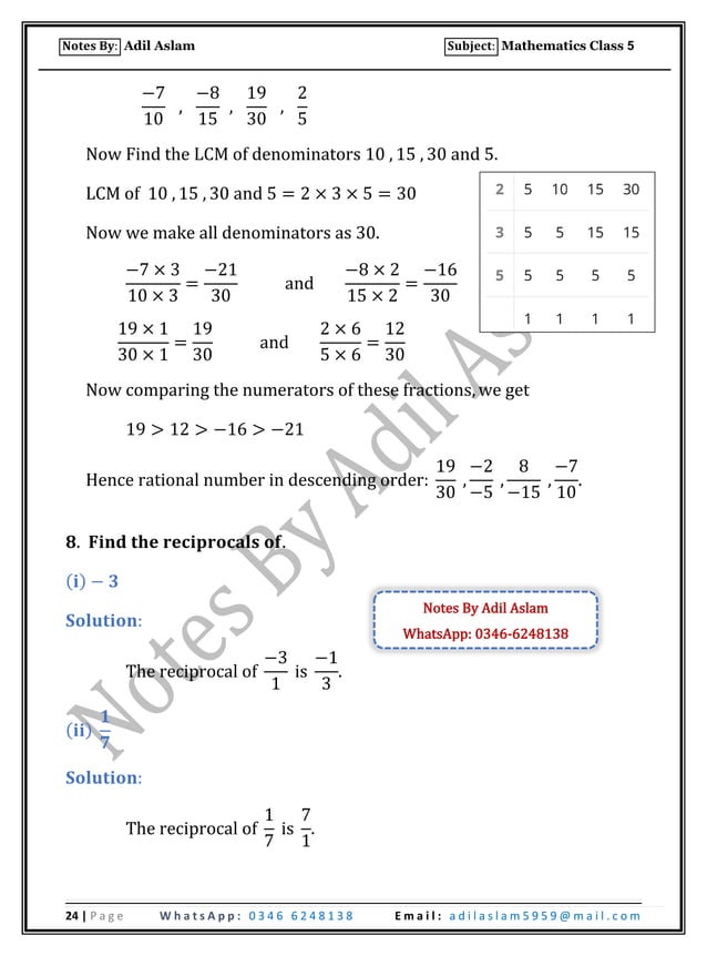 Countdown Maths Class 7 Chapter 2 Solution | PDF | Computing | Technology & Computing