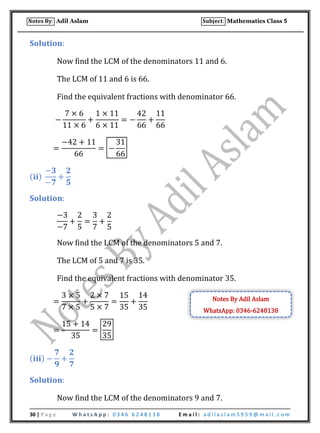Countdown Maths Class 7 Chapter 2 Solution | PDF